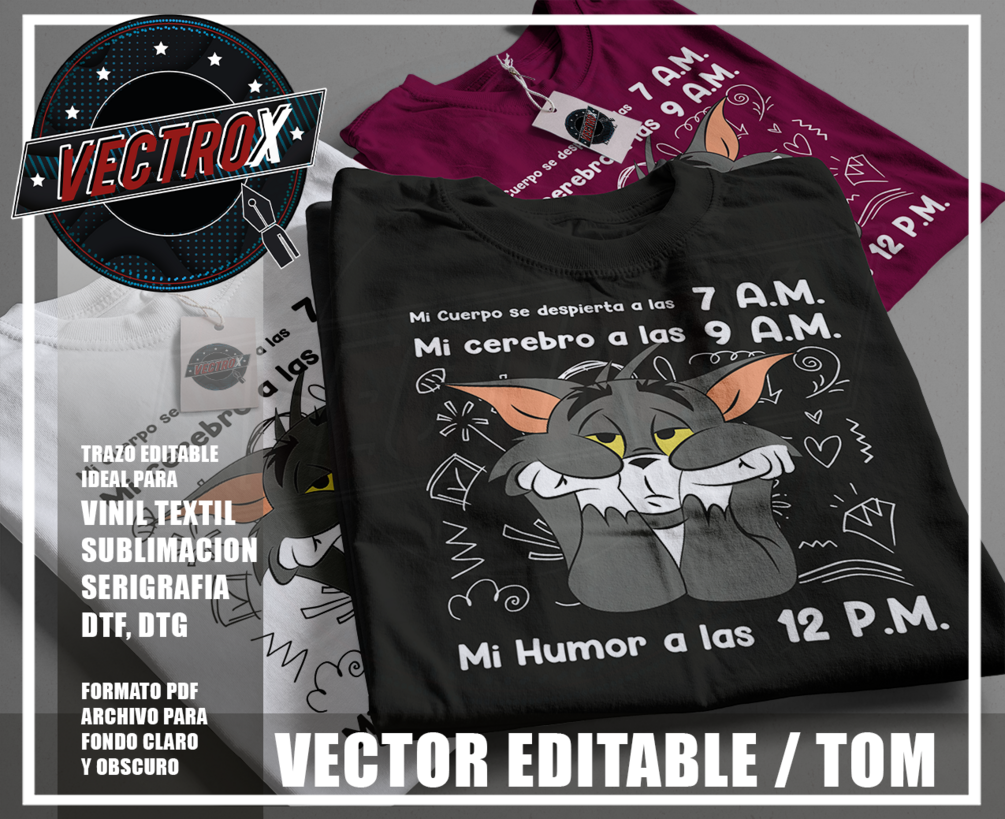 Vector Editable - Tom