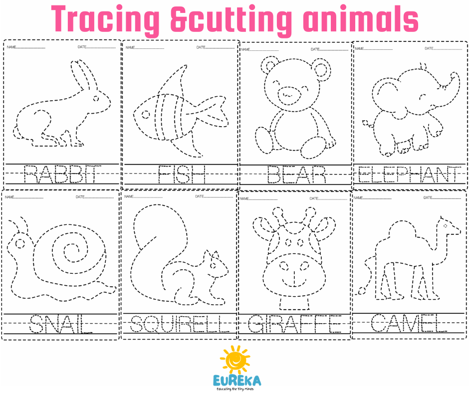 Connect the Dots: Animals Await! Draw Your Favorite Creatures with Easy ...