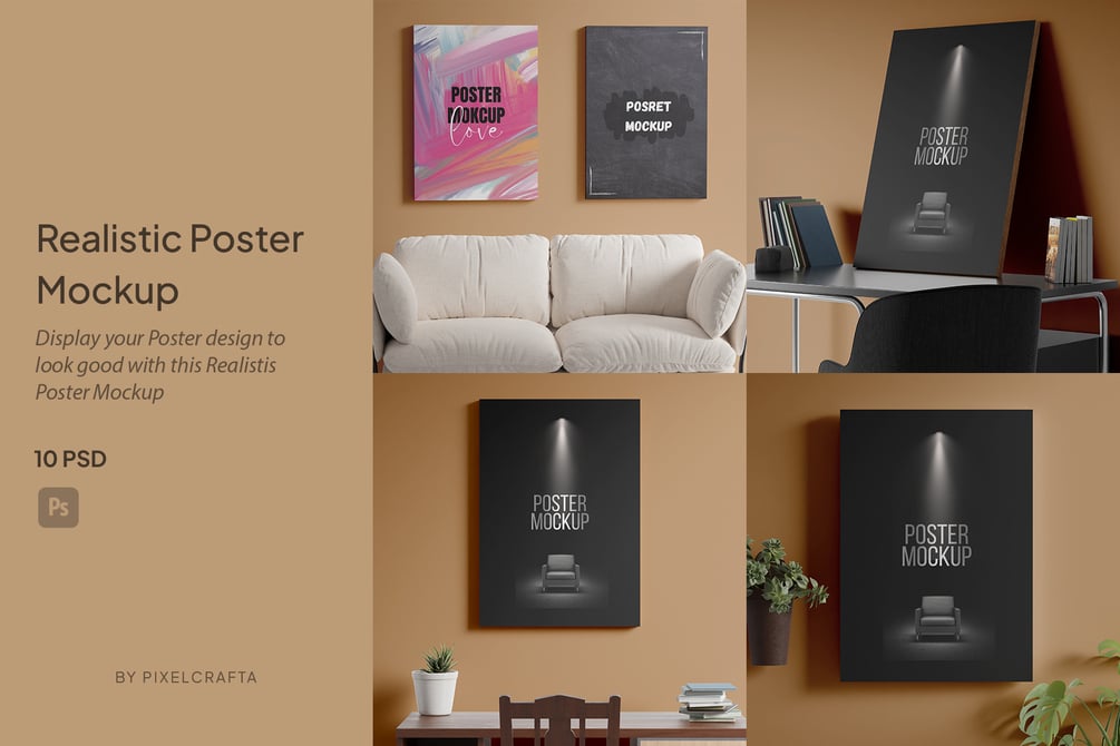 Realistic Poster Mockup