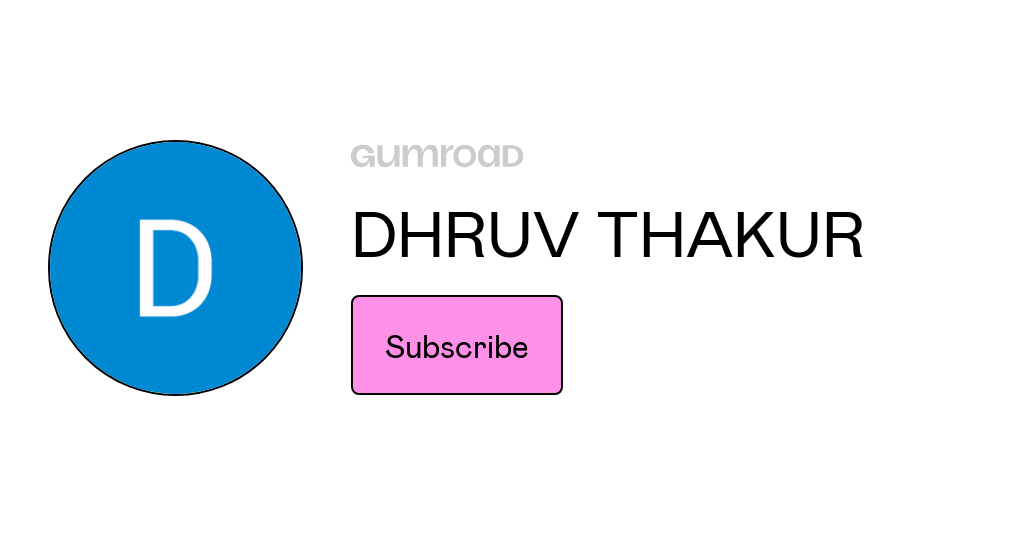 DHRUV THAKUR