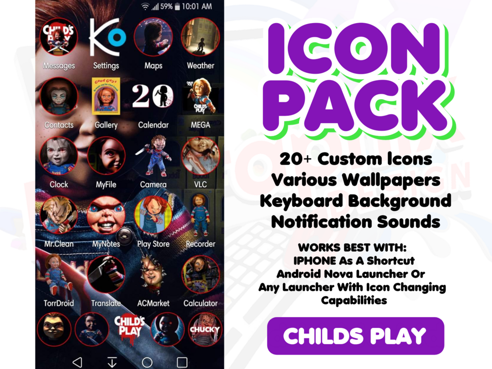 Childs Play Icon Pack