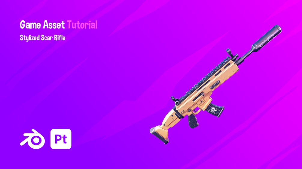 Stylized Scar Rifle Tutorial - Source Files