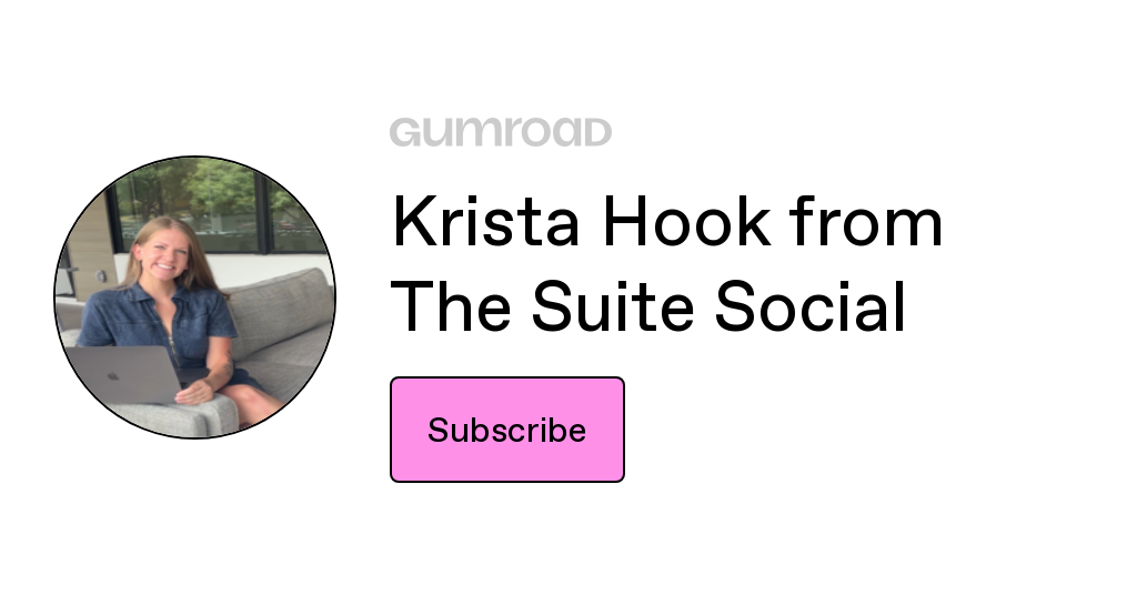 Krista Hook from The Suite Social