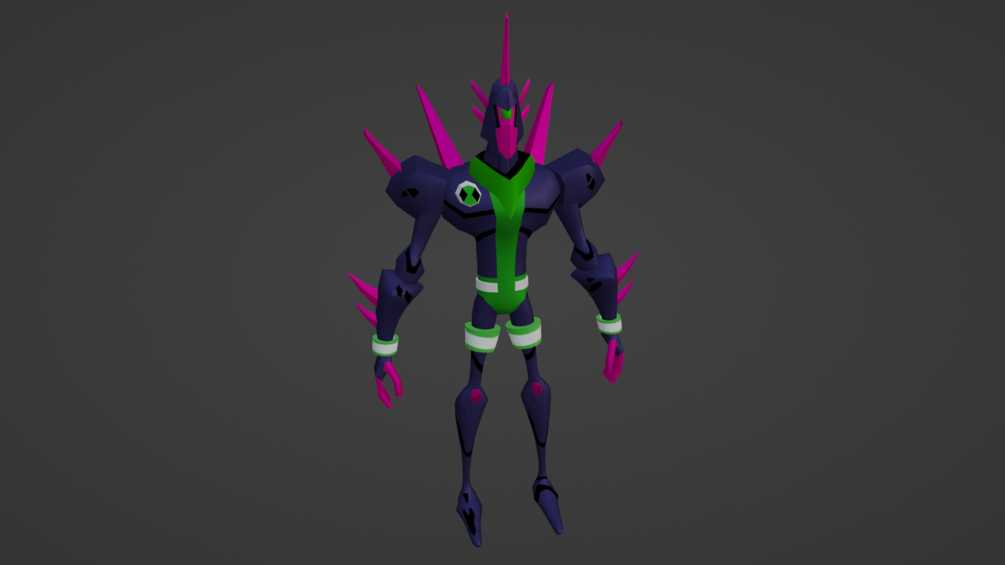 Chromastone 3D Model From Ben 10 Omniverse