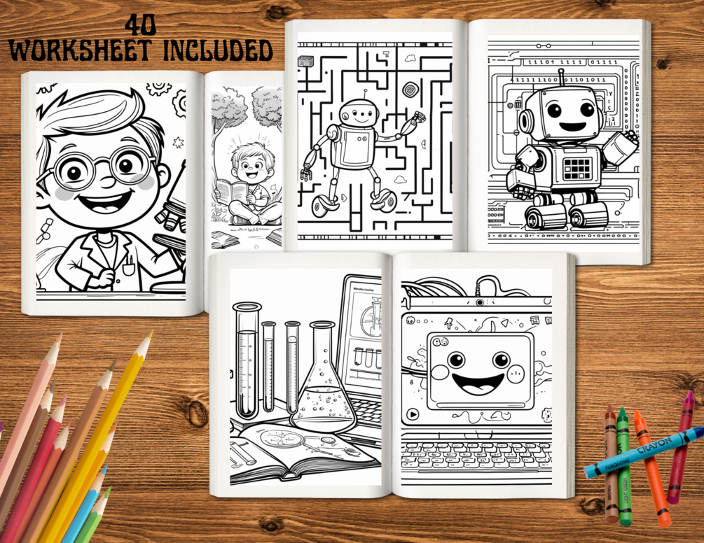 SCIENTISTS – Printable STEM Activity Book for Curious Kids