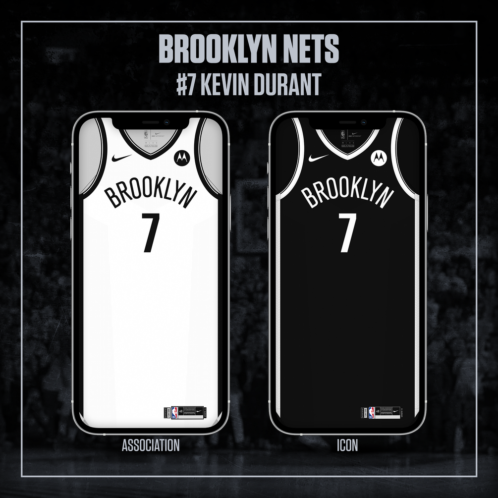 Brooklyn Nets - #7 Kevin Durant Association & Icon