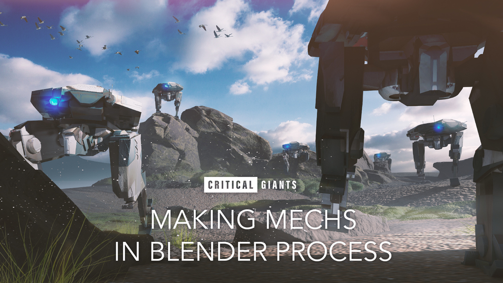 Making Mechs In Blender Process
