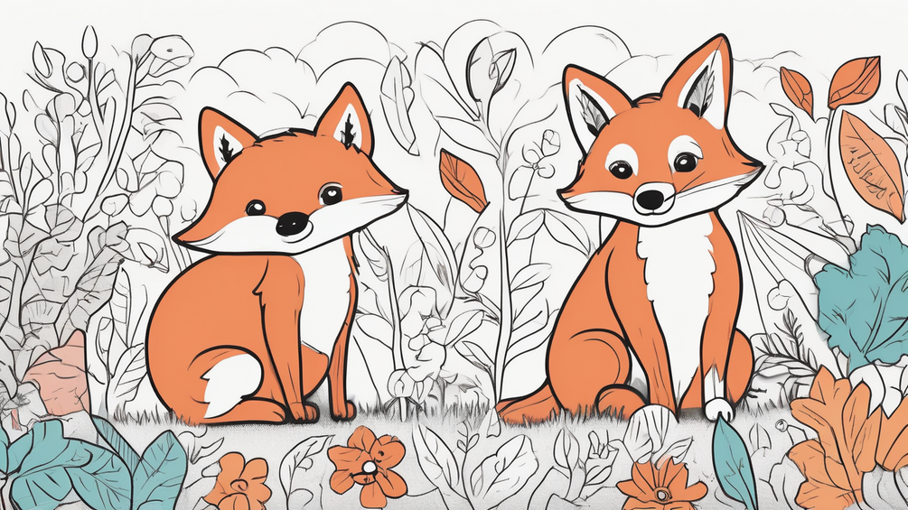 Animal Adventures Coloring Book (50 Printable Pages)