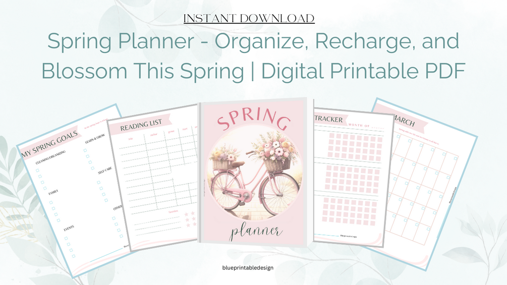 Spring Planner – Organize, Recharge, and Blossom This Spring | Digital ...