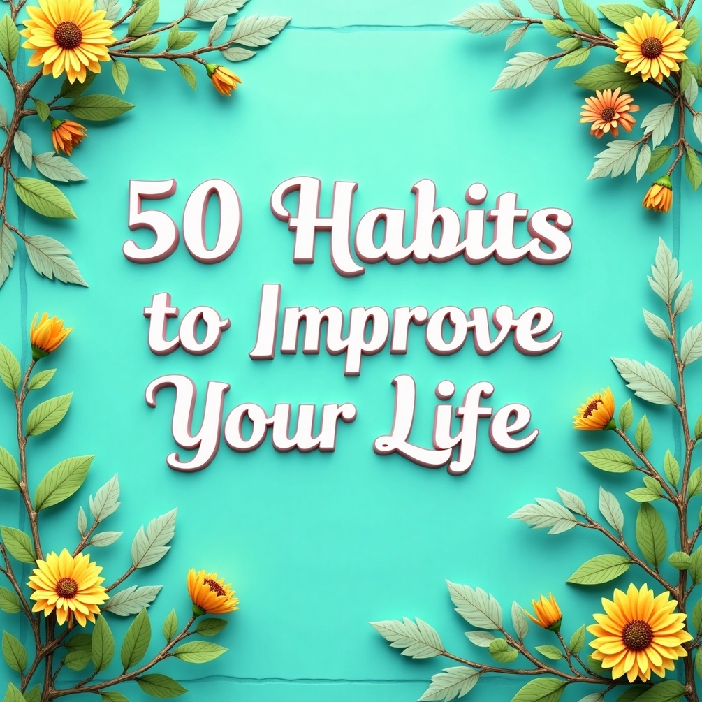 50 habits to improve your live