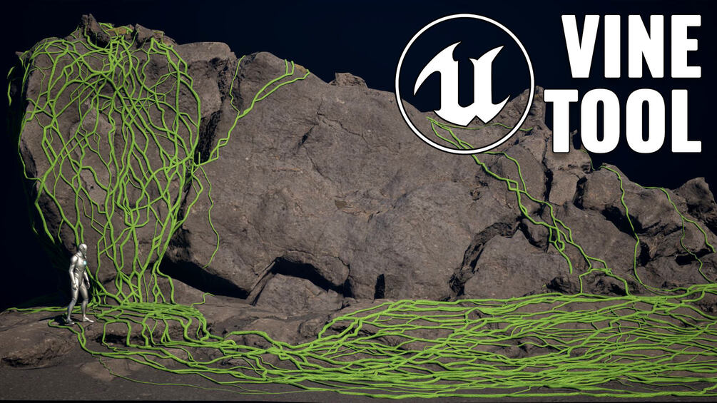 Unreal Engine Procedural Vine Tool