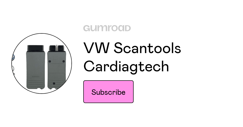 VW Scantools Cardiagtech
