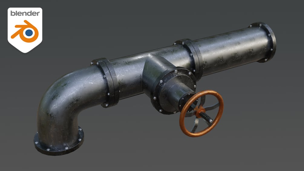 Modular Pipe Set Blender