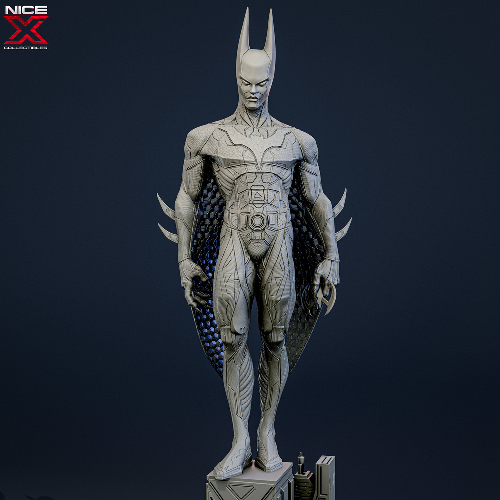 Batman Beyond + Bust stand