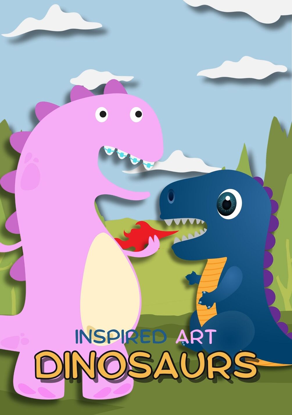 Inspired Art For kids/Dinosaurs