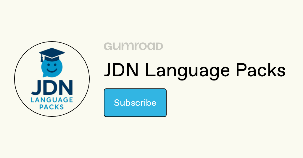 JDN Language Packs