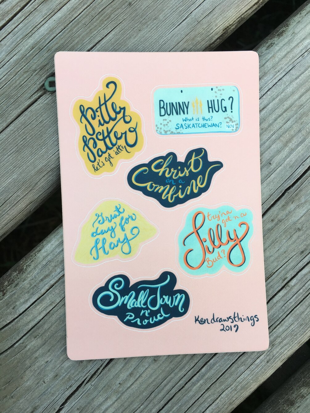 Small Town Sticker Sheet