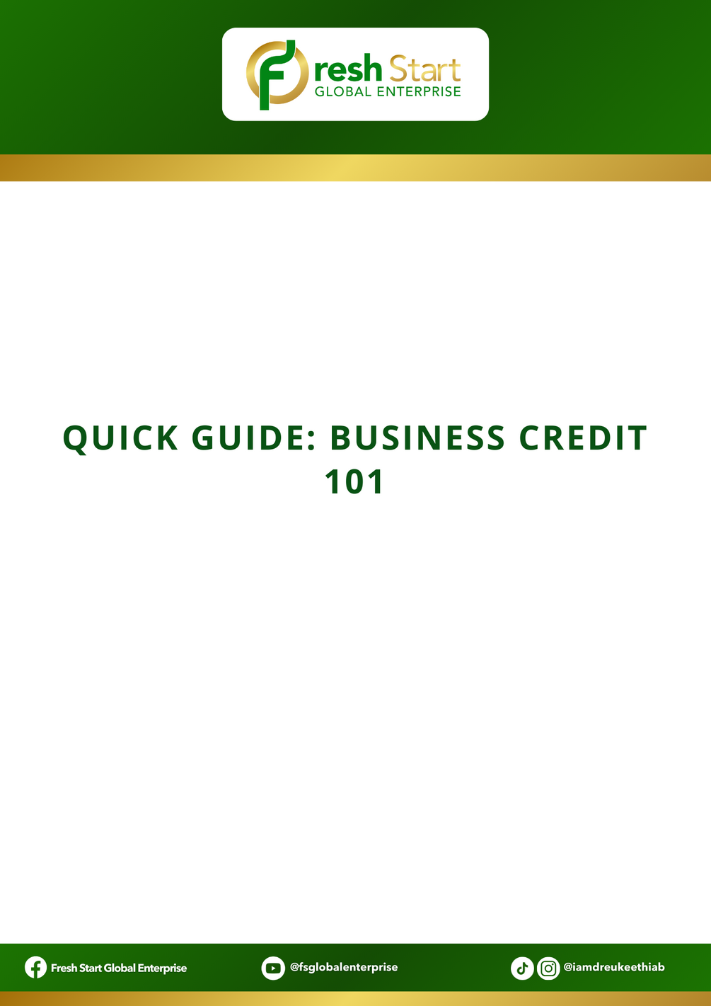 Quick Guide: Business Credit 101