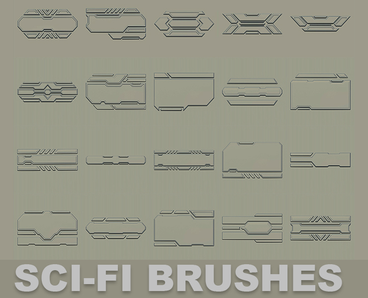20 SCI-FI VDM and IMM Brushes Vol. 1