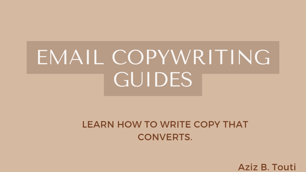 Email Copywriting guides