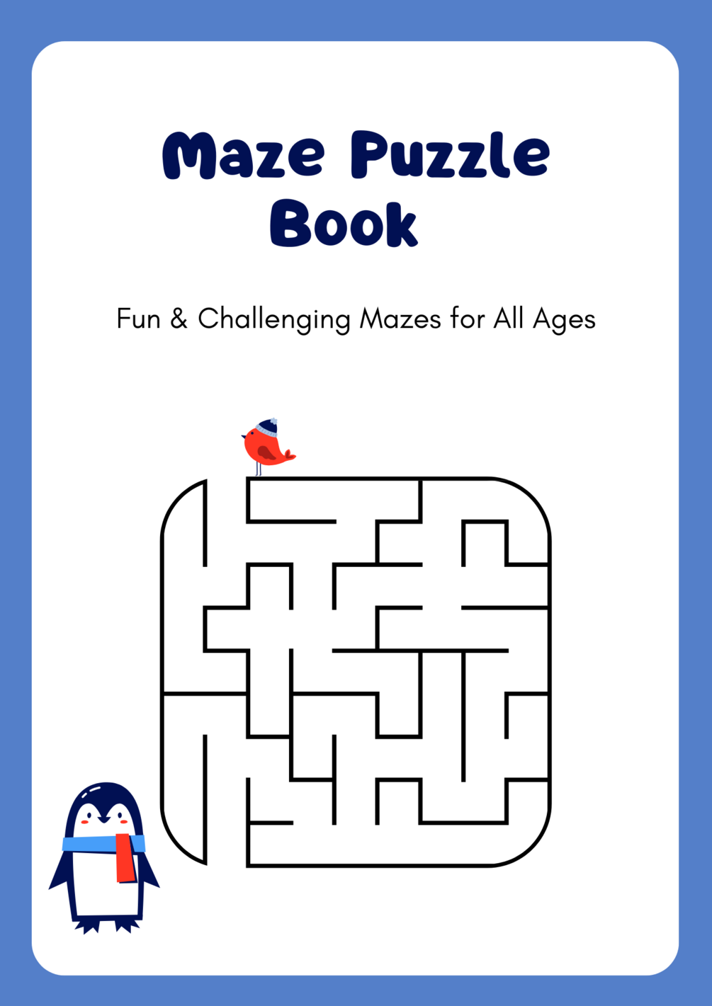Maze Puzzle Book 1 | Fun & Challenging Mazes for All Ages