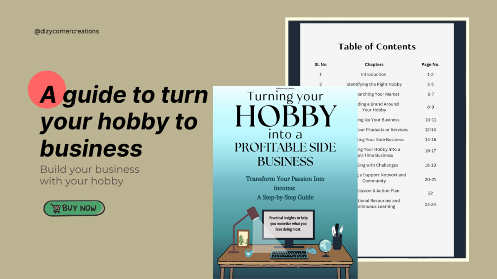 Turning your hobby into profitable business