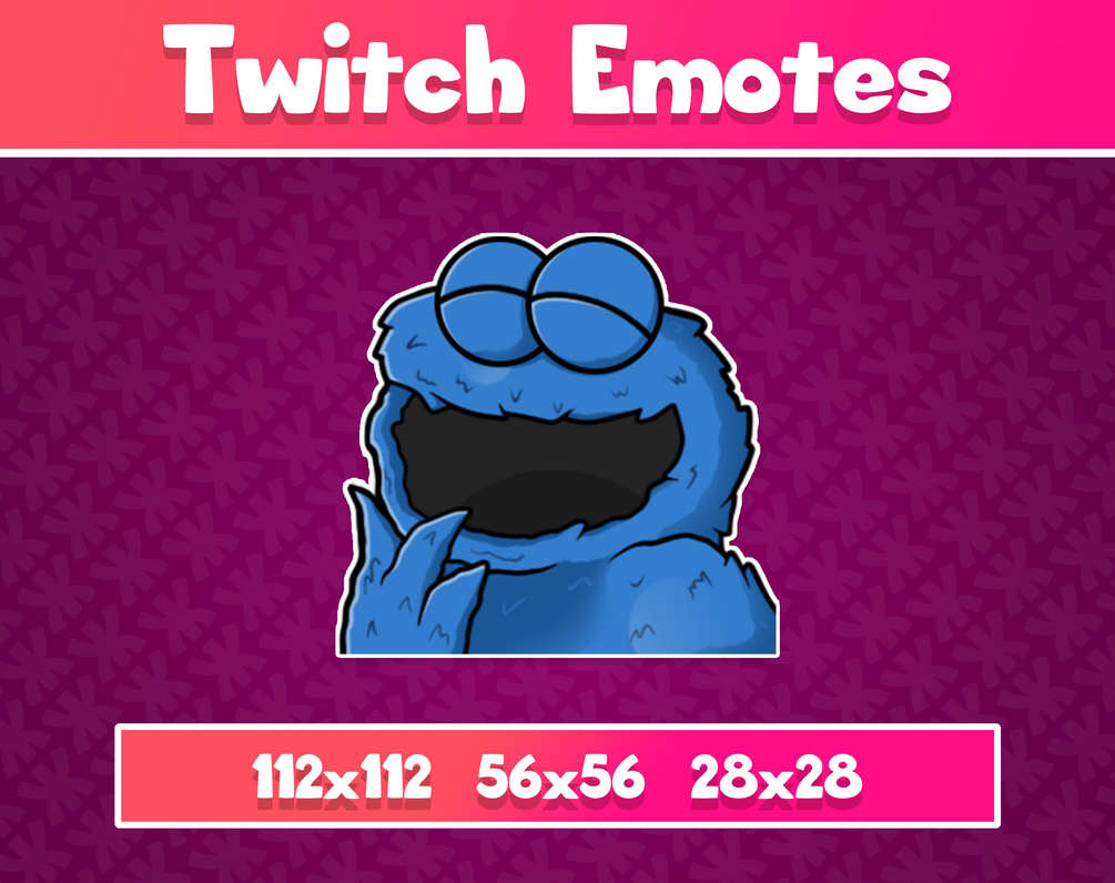 CookieMonster Lul emote - [Twitch]