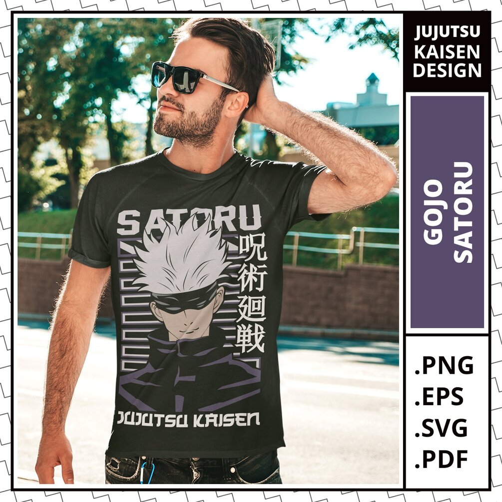 Gojo Satoru - SVG & Vector Design