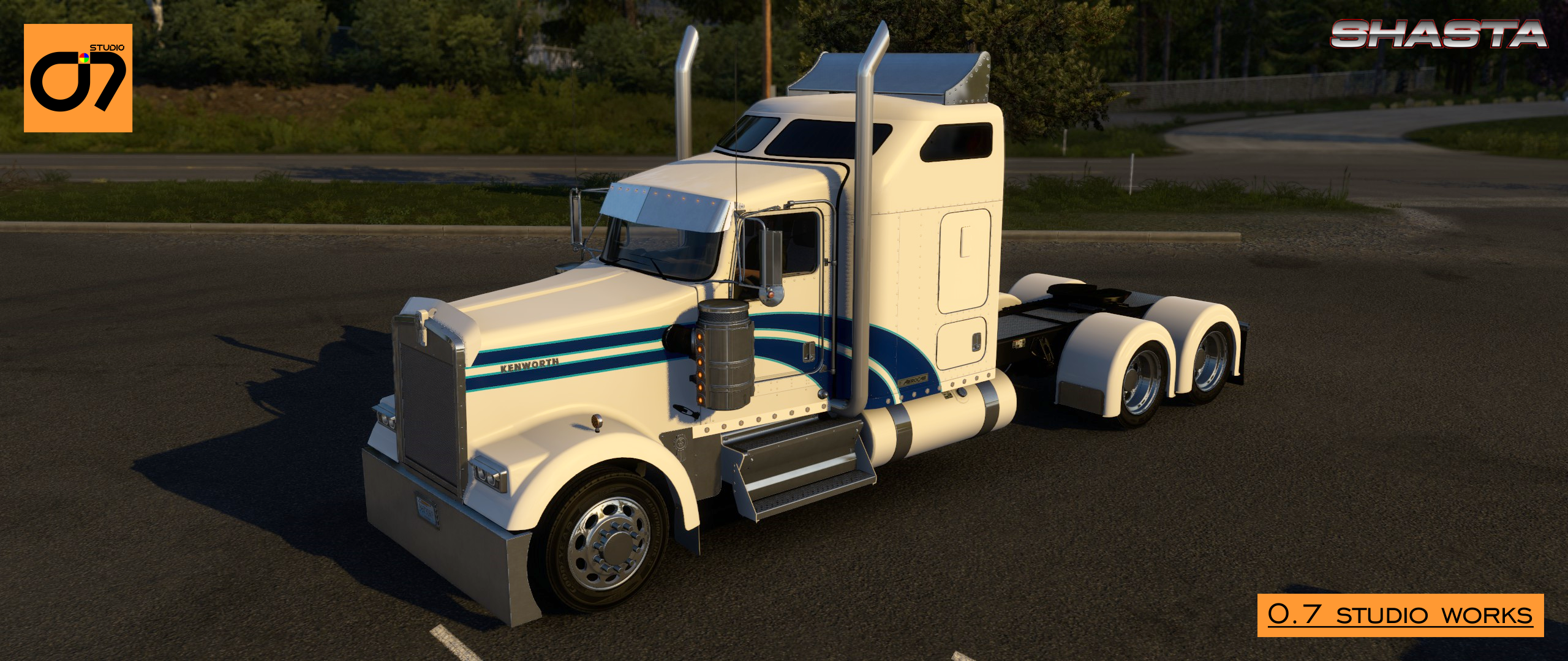 Kenworth W900L Shasta Paint Schemes