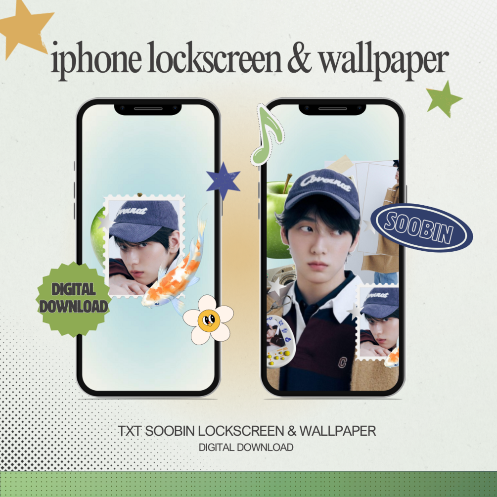 Cute Soobin Phone Wallpaper & Lock Screen | Digital Download”