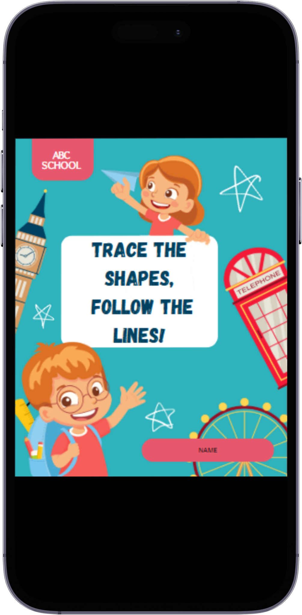 TRACE THE SHAPES and FOLLOW THE LINES