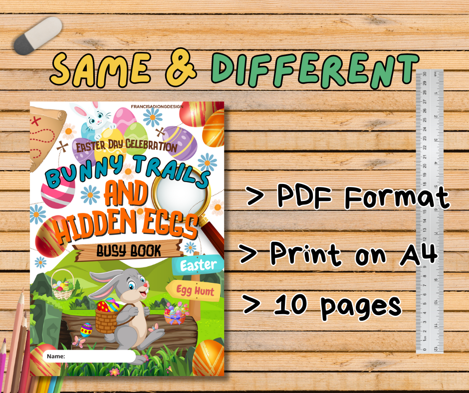 Bunny Trails and Hidden Eggs Busy Book