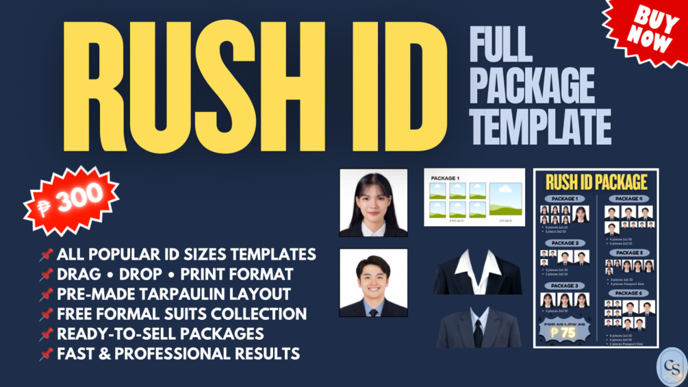 Rush ID Template Full Package