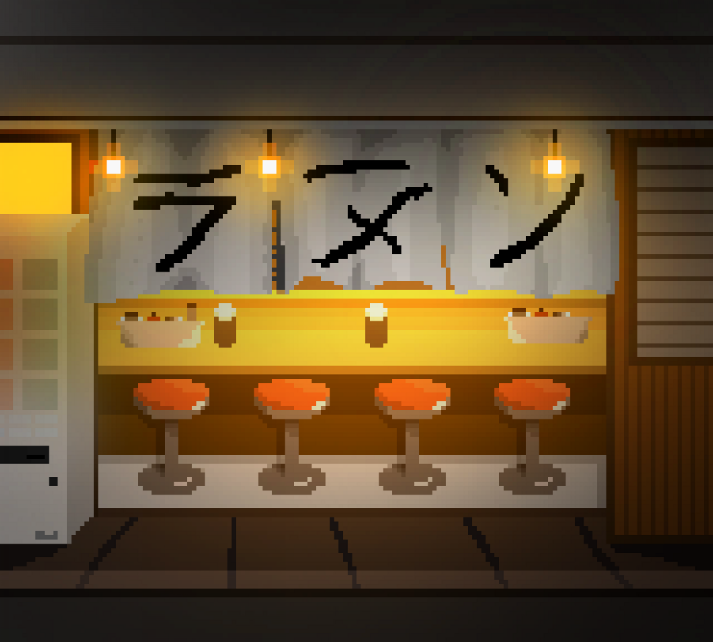 Ramen Shop Pixel Art