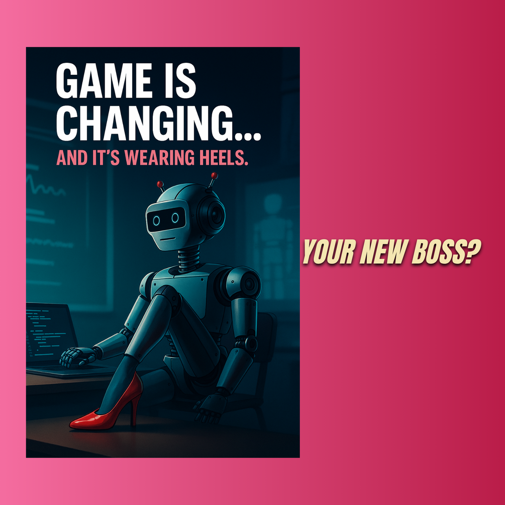 YOUR NEW BOSS? AI in Heels — Cinematic Suspense & Satire Bundle