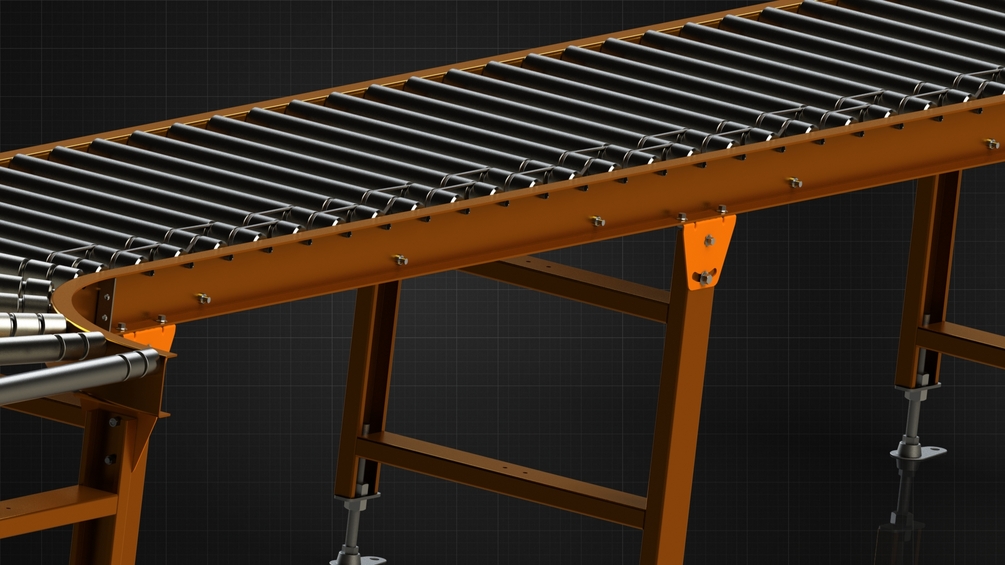 Industrial Conveyor System | SolidWorks 3D CAD Model