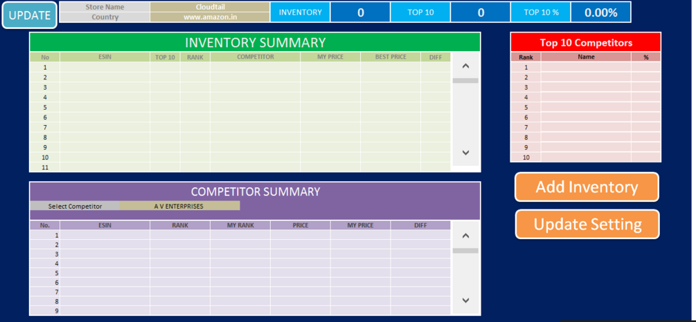 Amazon Inventory Updater