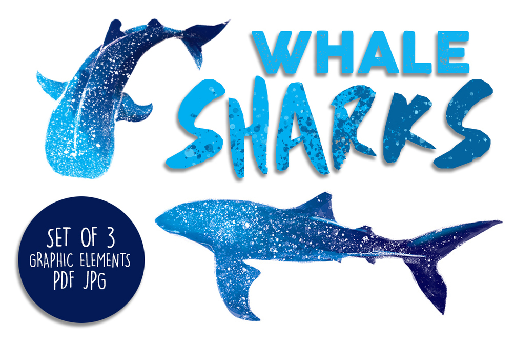 Free Whale Shark Graphics - PDF & JPG