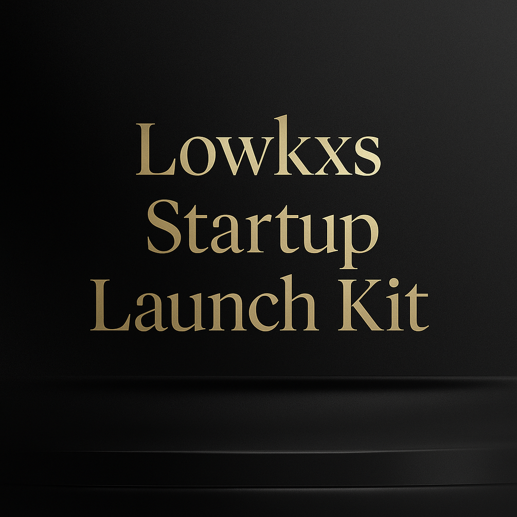 Lowxks Startup Launch Kit - Elite Pitch Deck Bundle