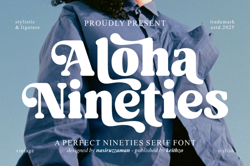 Aloha Nineties - Free Retro Serif Typeface