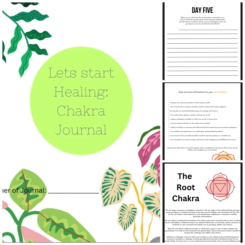 Let's Start Healing: Chakra Journal (copy)