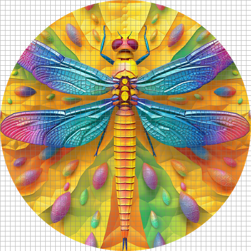 Captivating Dragonfly Designs, keychain design, round png, circle png ...