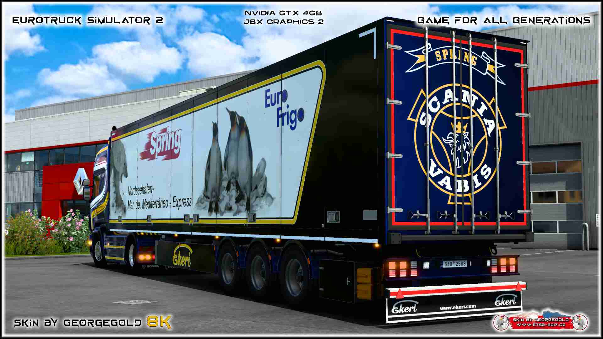 ETS2 Skin Combo Scania RJL Spring Transport