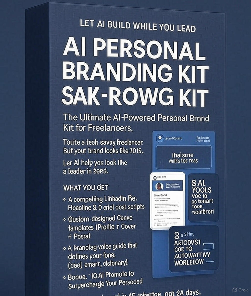 Build Your Personal Brand in 1 Hour – AI Branding Kit for Freelancers