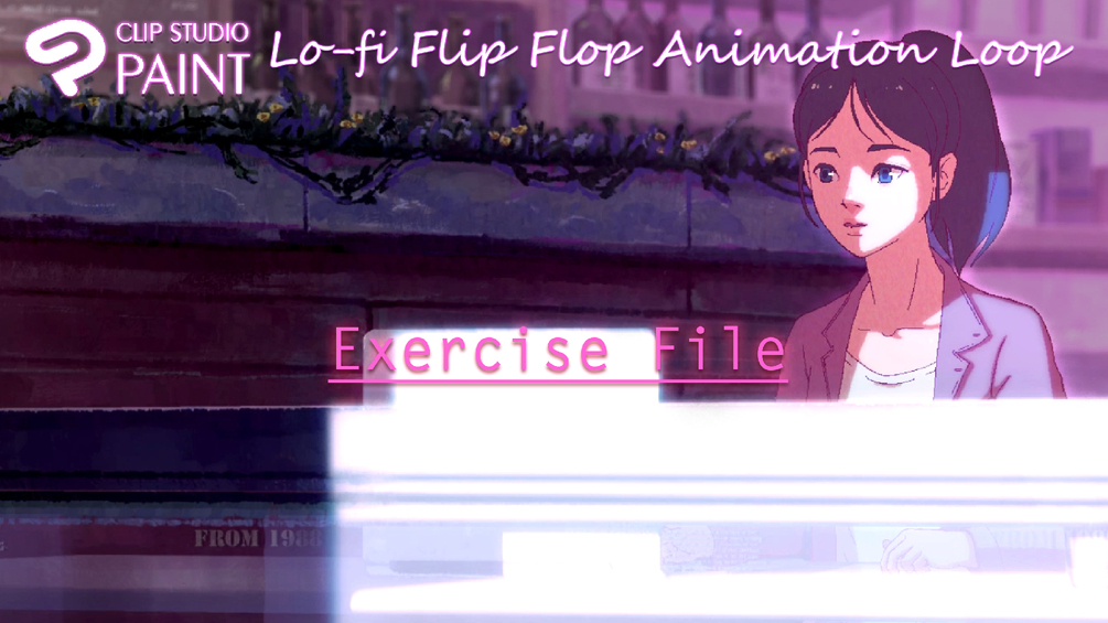 Lo-fi flip flop animation loop - exercise file