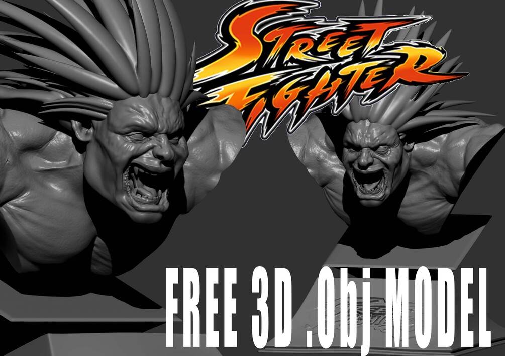 FREE BLANKA Street Fighter model