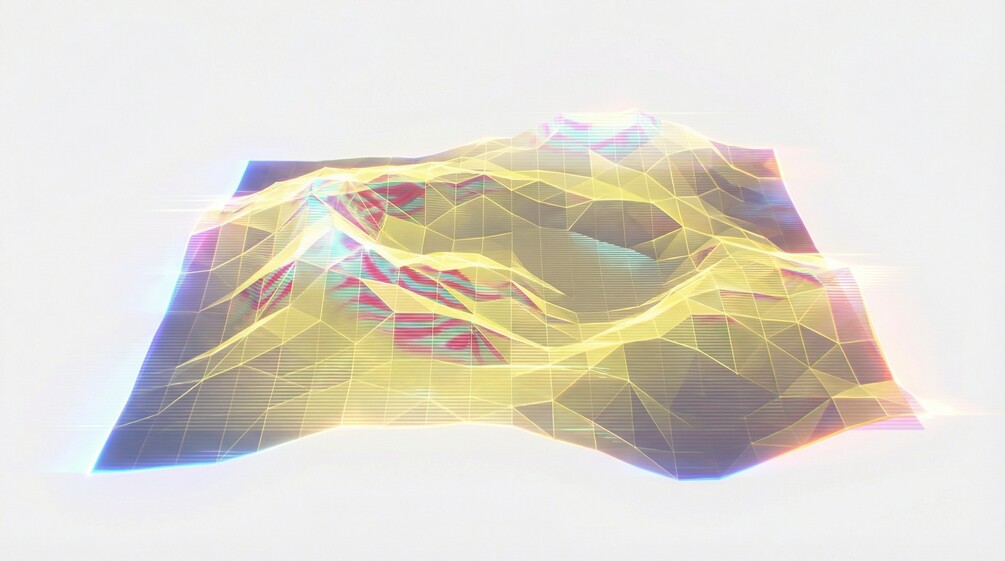 200+ Glitch Wireframe Topographic Mesh Collection