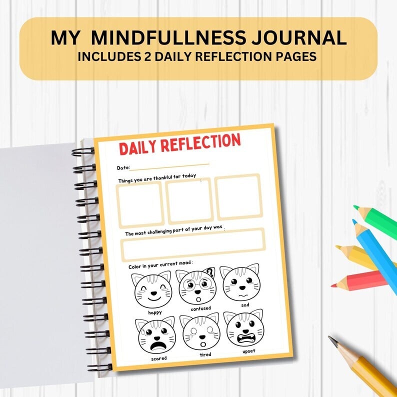 Mindfulness Journal for Kids: Fun Activities for Calmness and Focus