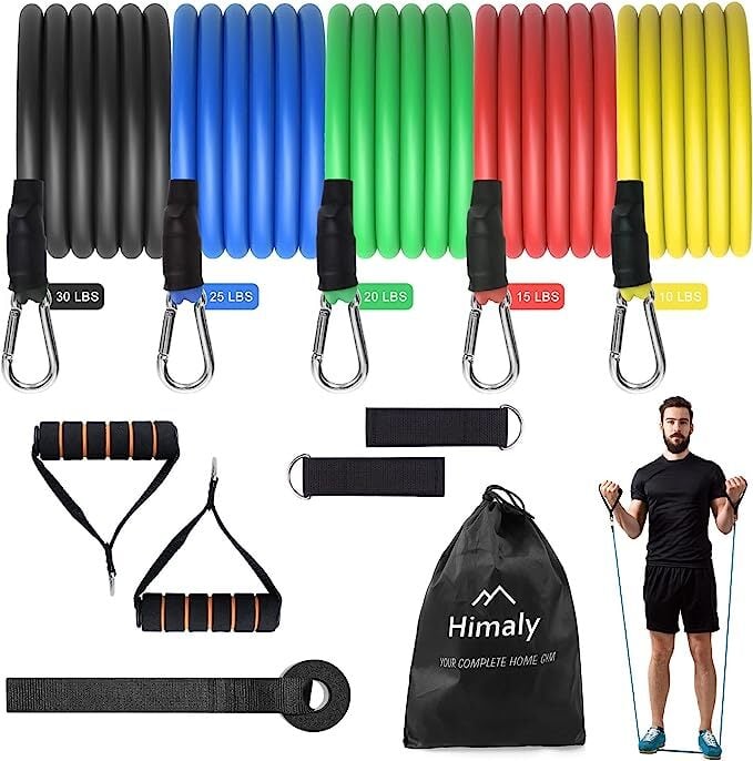 Exercise Bands Resistance Bands Set Strength Training Fitness Bands ...