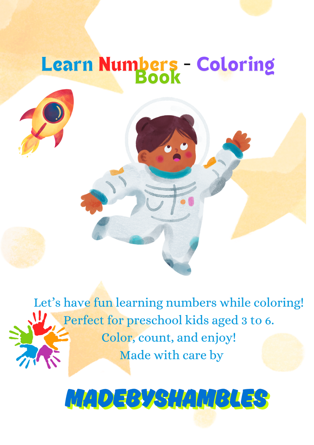 Educational Numbers Activity Book for Kids (Ages 3-6)